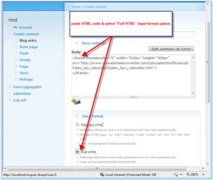 Import Excel spreadsheets and charts in any blog or website