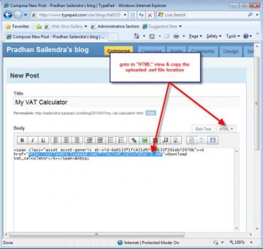 Import Excel spreadsheets and charts in TypePad - SpreadsheetConverter