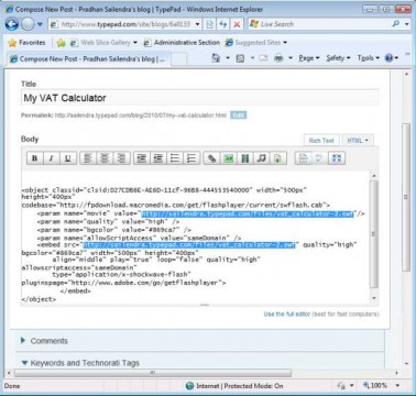 Import Excel spreadsheets and charts in TypePad - SpreadsheetConverter