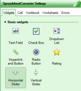 Graphical widgets make your web calculator easier to use ...