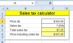 Create a simple sales tax calculator - SpreadsheetConverter
