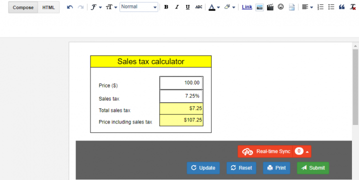 Import Excel spreadsheets and charts in Blogger with Publish to Cloud